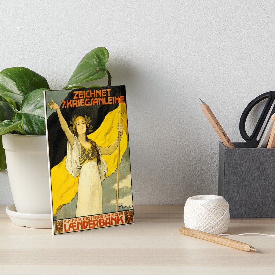 "BUY WAR BONDS! Austrian Hungary World War 1 Vintage Propaganda Wall ...