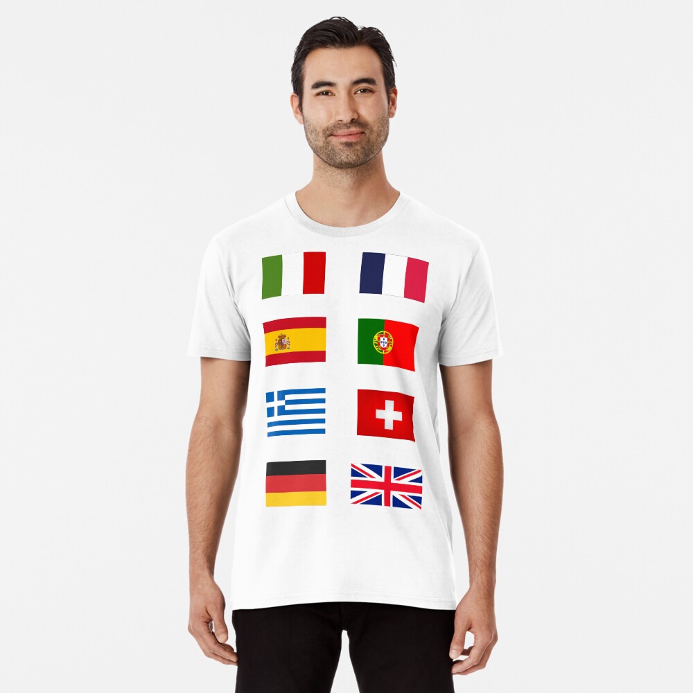 "Flags of European countries" Sticker by AsKartongs | Redbubble