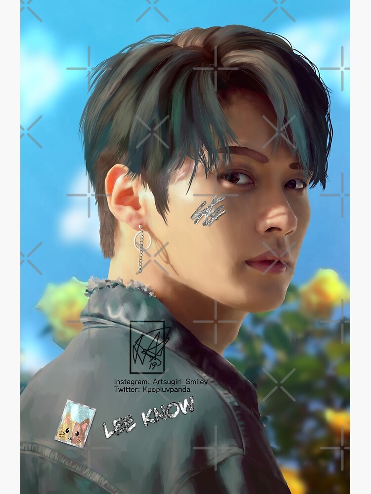 "Stray kids - Lee know" Art Print by ArtsuGirlSmiley | Redbubble