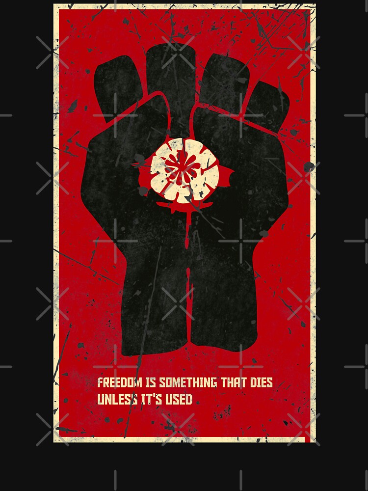 "Hunter S Thompson Gonzo Freedom Journalism Fist" T-shirt for Sale by ...