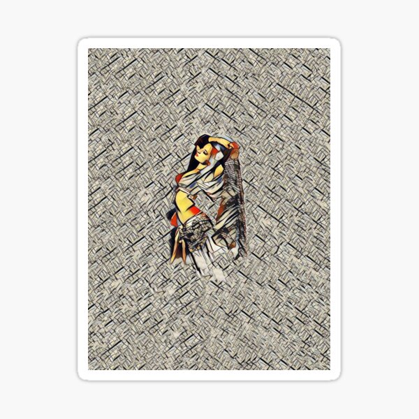 "The Belly Dancer" Sticker for Sale by doniainart | Redbubble