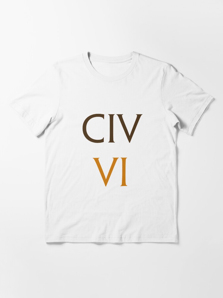 "Civ VI Logo" T-shirt for Sale by OffChance | Redbubble | civilization t-shirts - vi t-shirts ...