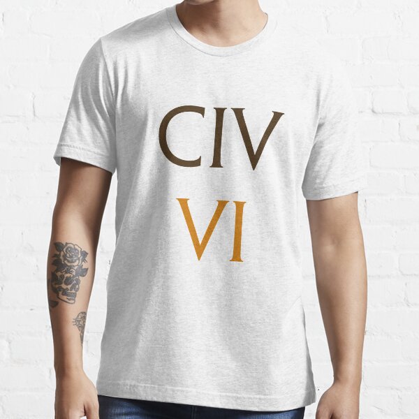 "Civ VI Logo" T-shirt for Sale by OffChance | Redbubble | civilization t-shirts - vi t-shirts ...