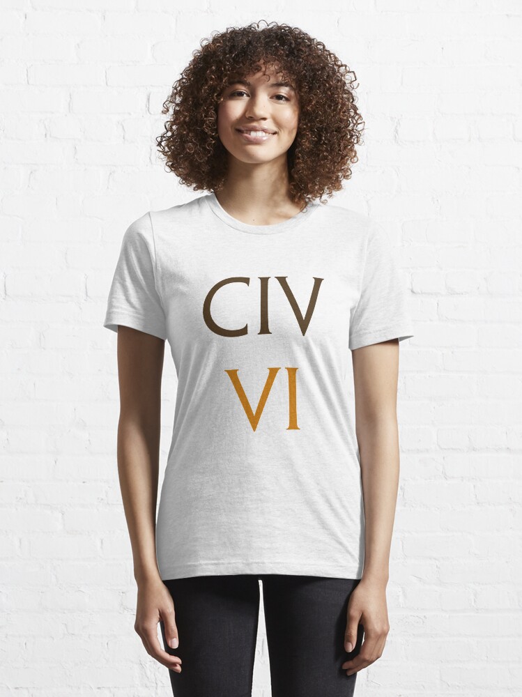 "Civ VI Logo" T-shirt for Sale by OffChance | Redbubble | civilization ...