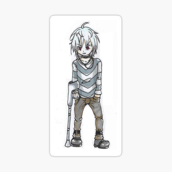 "Accelerator chibi (Toaru majutsu no Index)" Sticker for Sale by ...