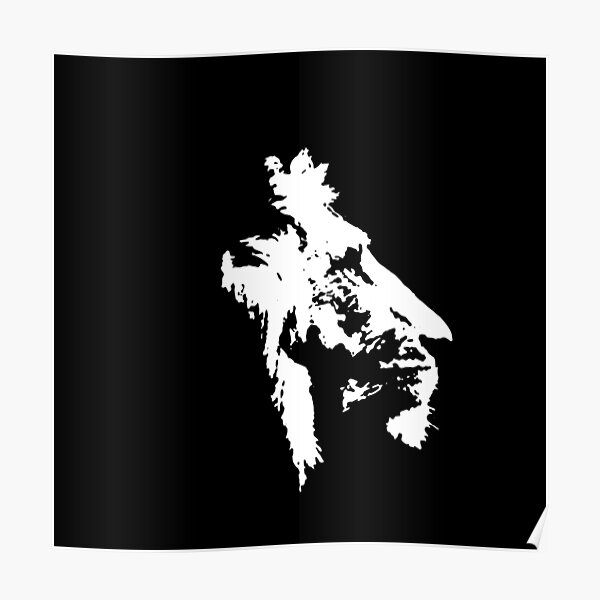 Póster «León en círculo» de Norgy | Redbubble