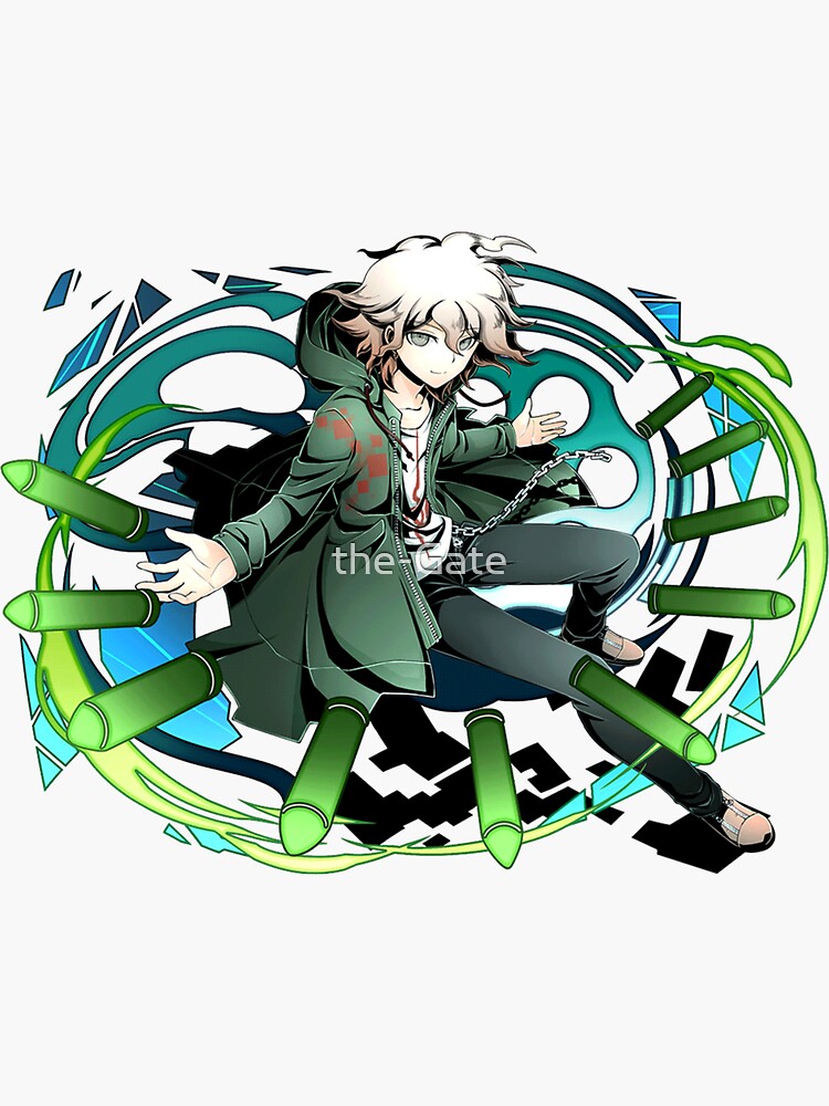 "Nagito Komaeda - Danganronpa Anime" Sticker for Sale by the-Gate ...