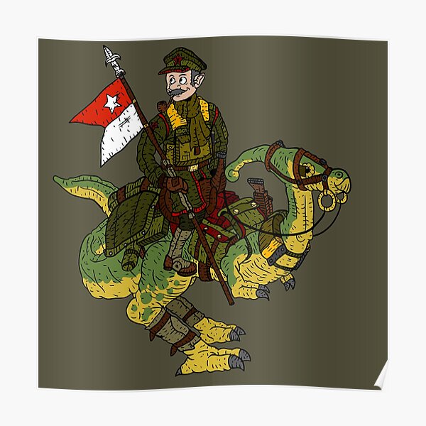 "dinosaur soldier, soviet military dino cavalry, (historically accurate ...