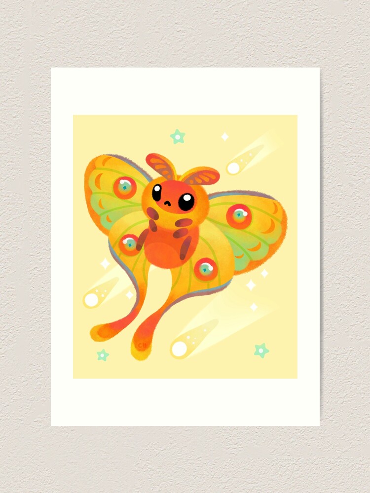 "Comet Moth" Art Print for Sale by pikaole | Redbubble