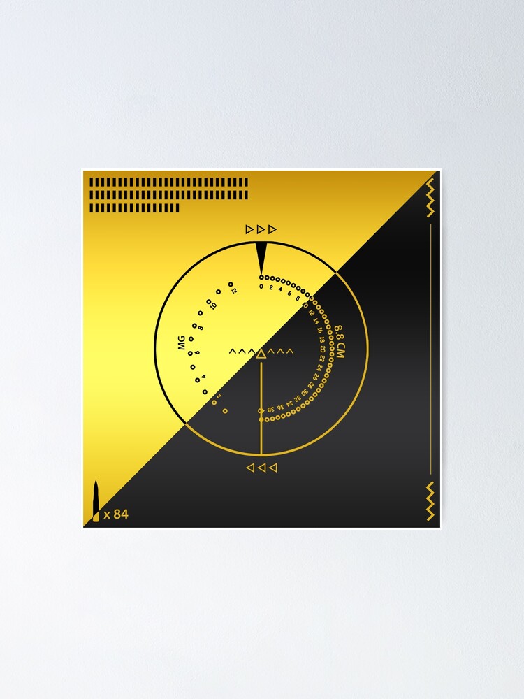 "Tiger Tank Scope" Poster for Sale by TeutonDesigns | Redbubble