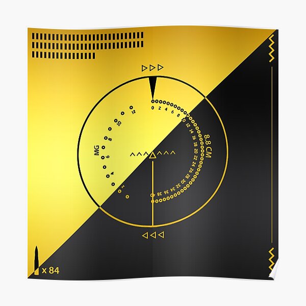 "Tiger Tank Scope" Poster for Sale by TeutonDesigns | Redbubble