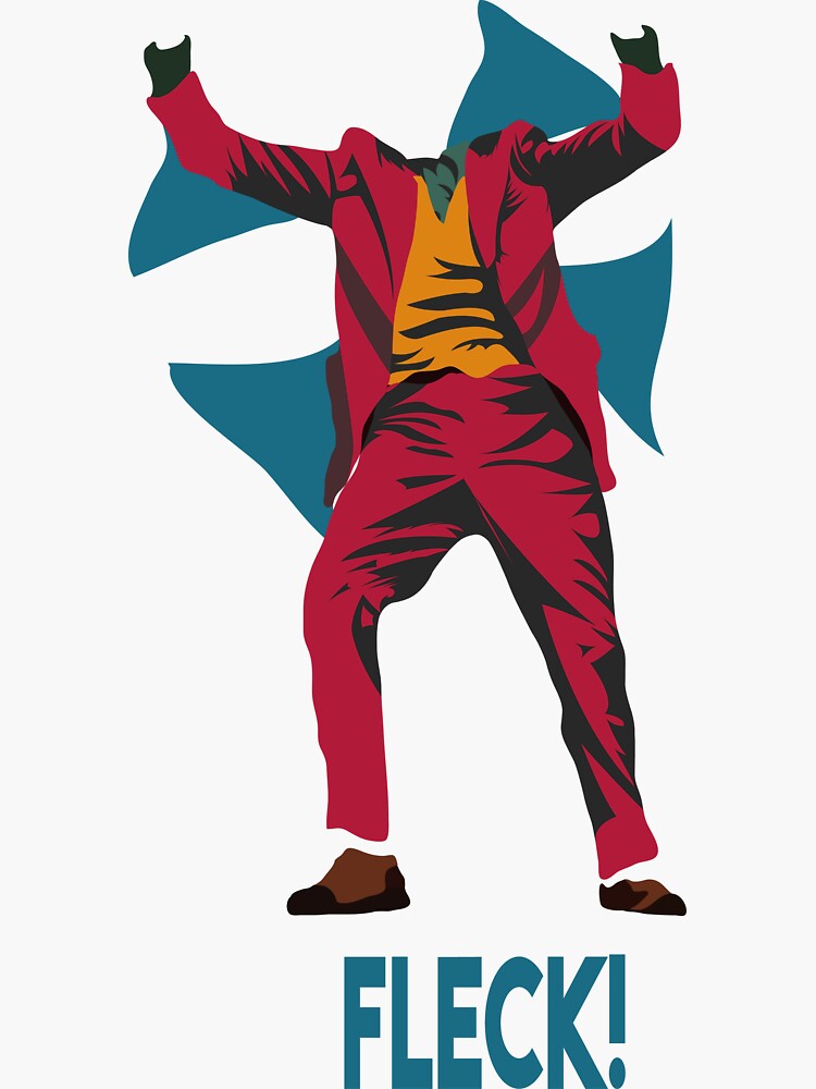 ""Fleck" Design Faceless" Sticker for Sale by Heroes-choice | Redbubble