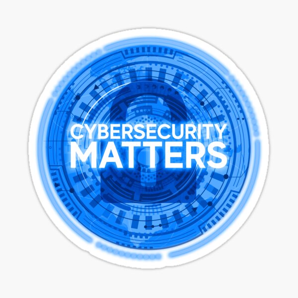 "Cybersecurity Matters" Sticker for Sale by devopsmerch | Redbubble