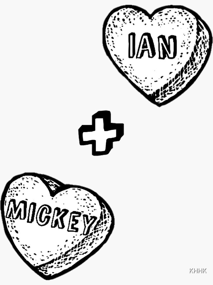 "Gallavich" Sticker for Sale by KHHK | Redbubble