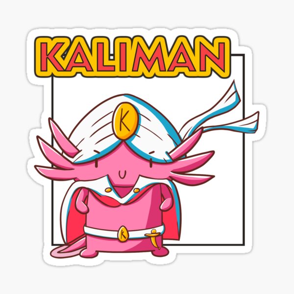 "Axolotl Kaliman" Sticker by wolflink06 | Redbubble