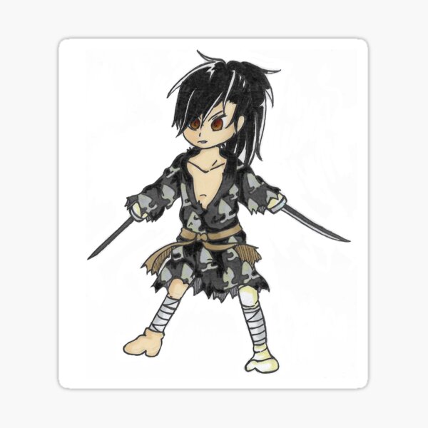"Hyakkimaru chibi (Dororo)" Sticker for Sale by Umi1998 | Redbubble