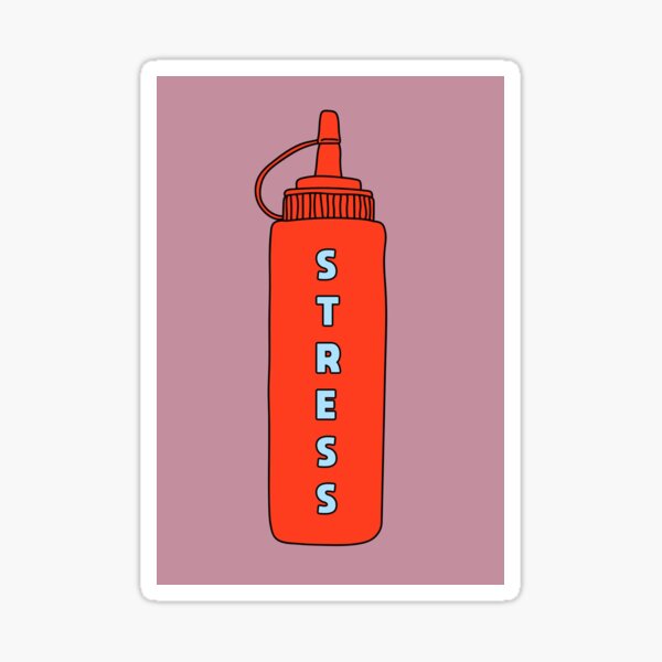 "Stress" Sticker for Sale by xedex | Redbubble
