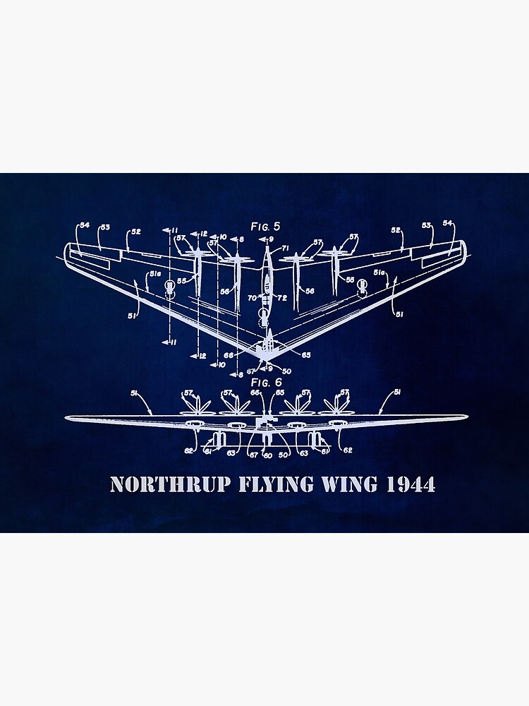 "Northrup Flying Wing - Flying Wing Patent Print, Wanddekoration ...