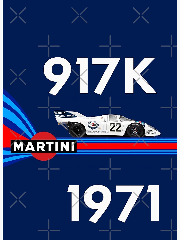 "Martini Racing Porsche 917K 1971" Poster by Speedbirddesign | Redbubble