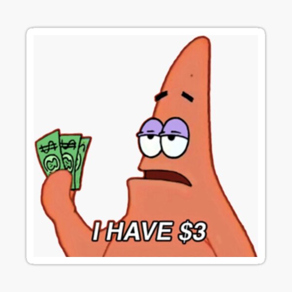 "Patrick Star" Sticker by Kaylied24 | Redbubble