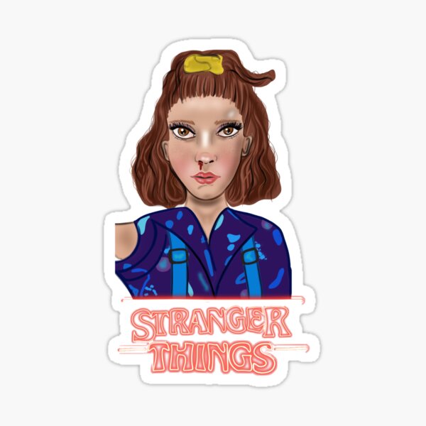 "Stranger things eleven" Sticker by soleia | Redbubble