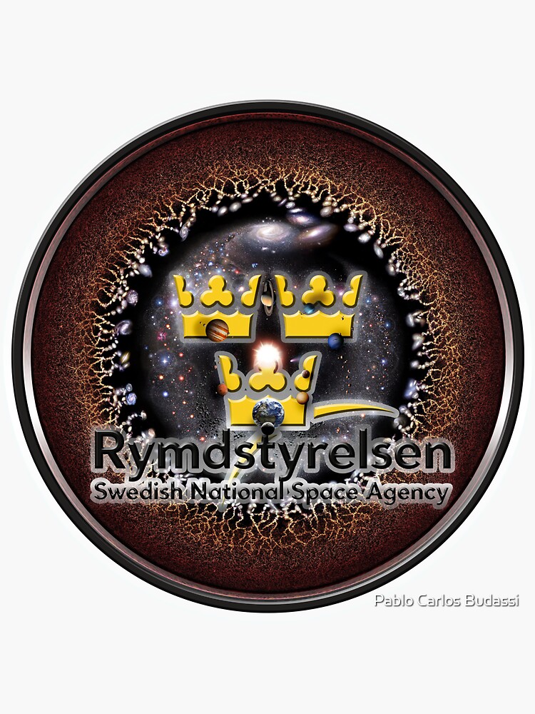"Swedish National Space Agency Rymdstyrelsen SNSA Logo with the ...