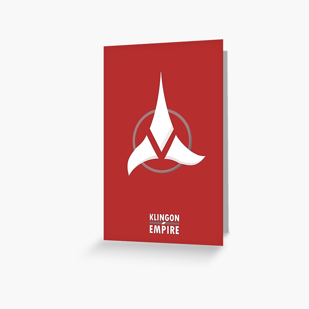 "Star Trek - Klingon Empire" Greeting Card by OwenCheshire | Redbubble