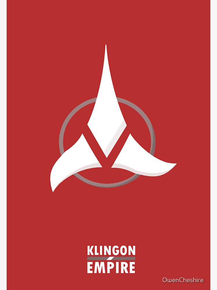 "Star Trek - Klingon Empire" Sticker for Sale by OwenCheshire | Redbubble