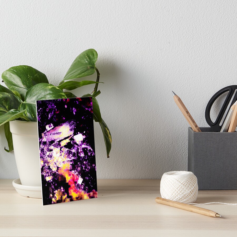 "Crystal Depths" Art Board Print for Sale by Monoglyph | Redbubble