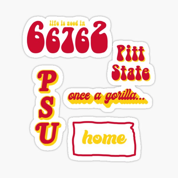 Pittsburg State University Stickers | Redbubble
