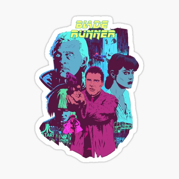 "Blade Runner" Sticker by jmd3art | Redbubble