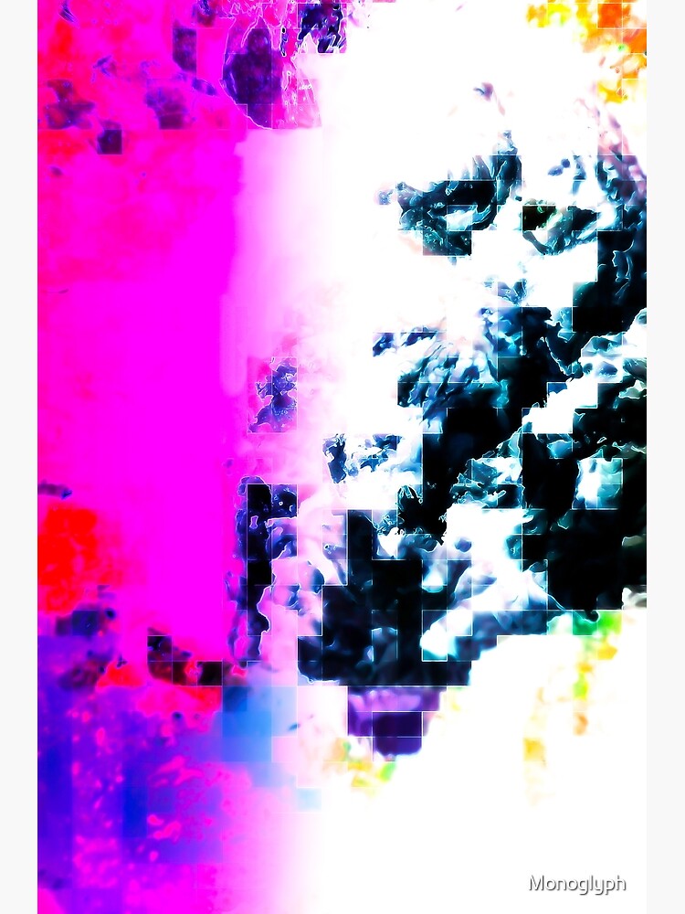 "Pixel Matrix III" Poster by Monoglyph | Redbubble