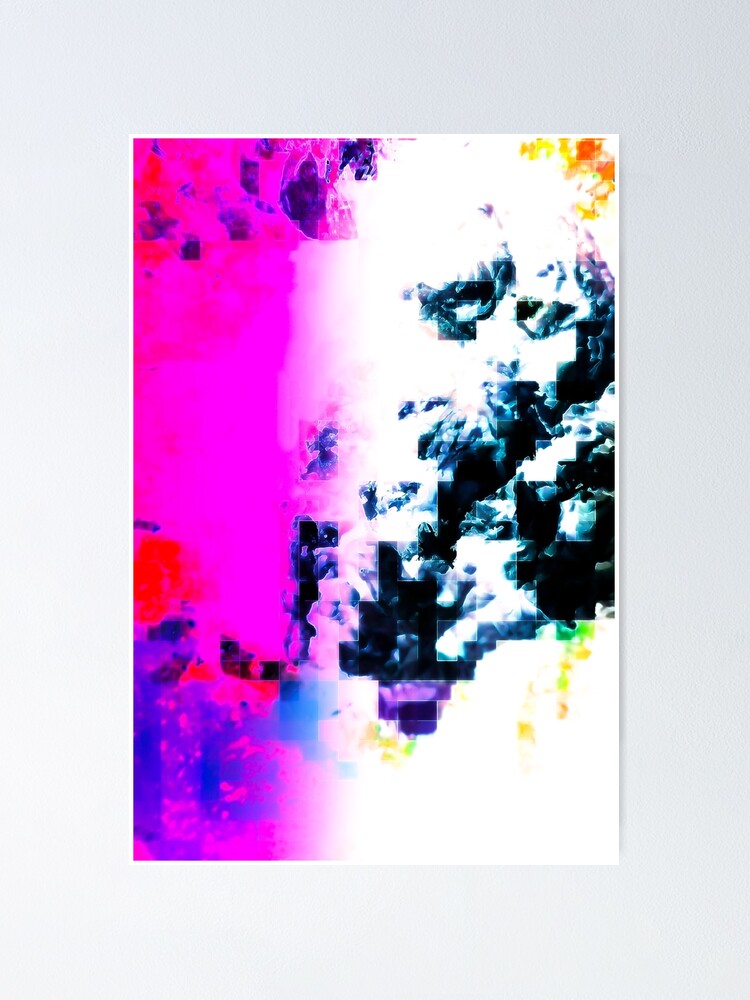 "Pixel Matrix III" Poster by Monoglyph | Redbubble
