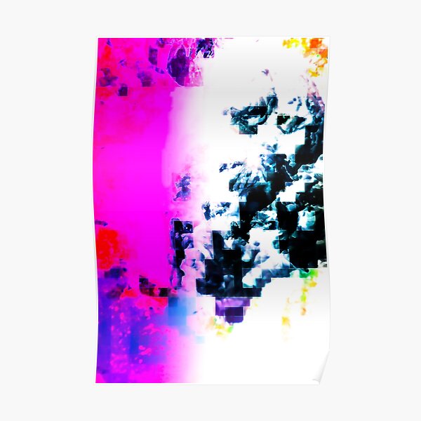 "Pixel Matrix III" Poster by Monoglyph | Redbubble