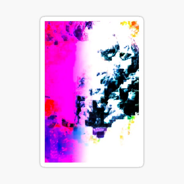 "Pixel Matrix III" Sticker for Sale by Monoglyph | Redbubble
