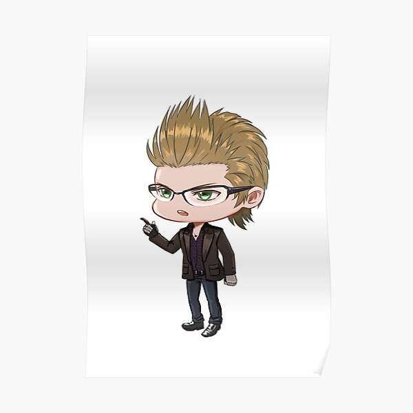 "Ignis Scientia Chibi — Final Fantasy XV" Poster for Sale by kurisuoo ...