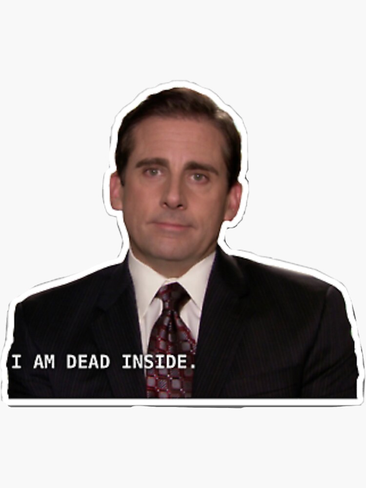 "Michael Scott The Office Meme Sticker" Sticker for Sale by lucybee28 ...