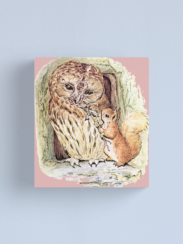 "Squirrel Nutkin and Mr. Brown - Beatrix Potter" Canvas Print by ...