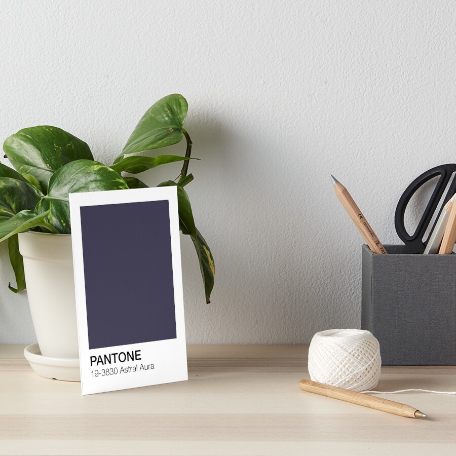 "Astral Aura Pantone Shade " Art Board Print for Sale by allilapps ...