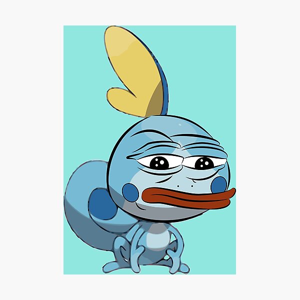 "Pepe Sobble - Pepemon Sword and Shield" Photographic Print by CGrabda ...