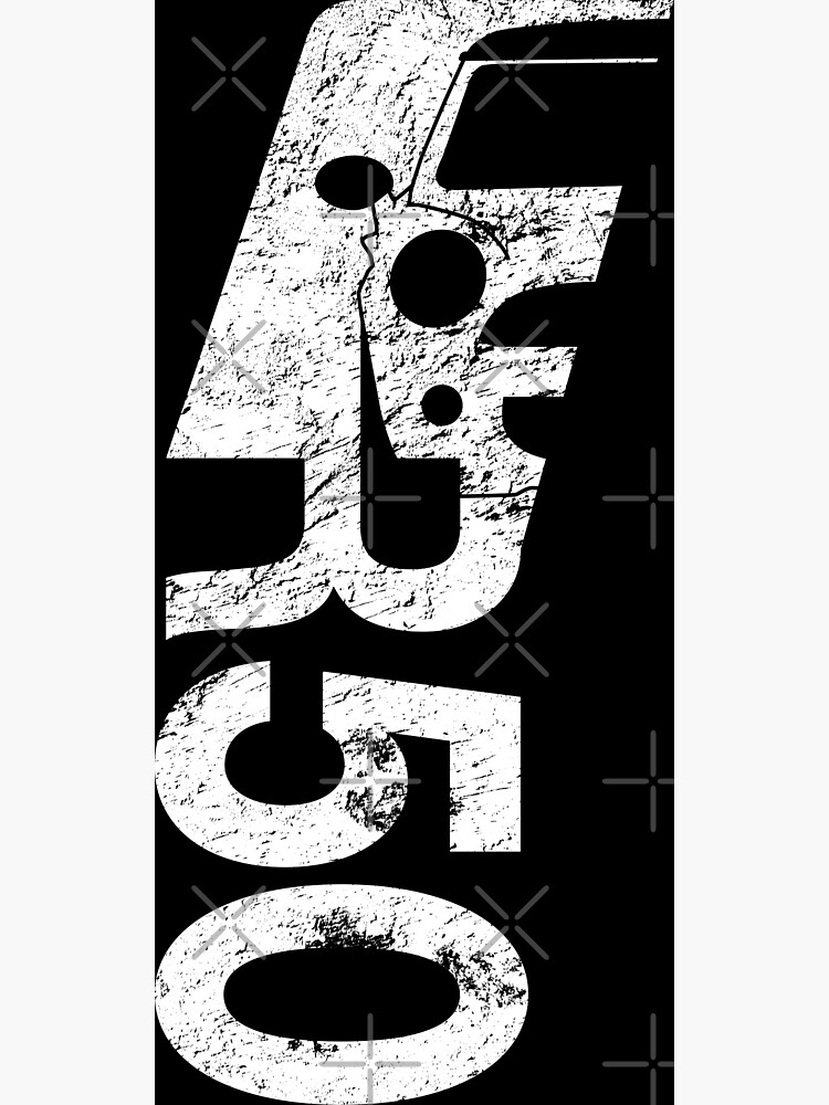 "R50 MINI Cooper bold and simple distressed logo design in white with ...