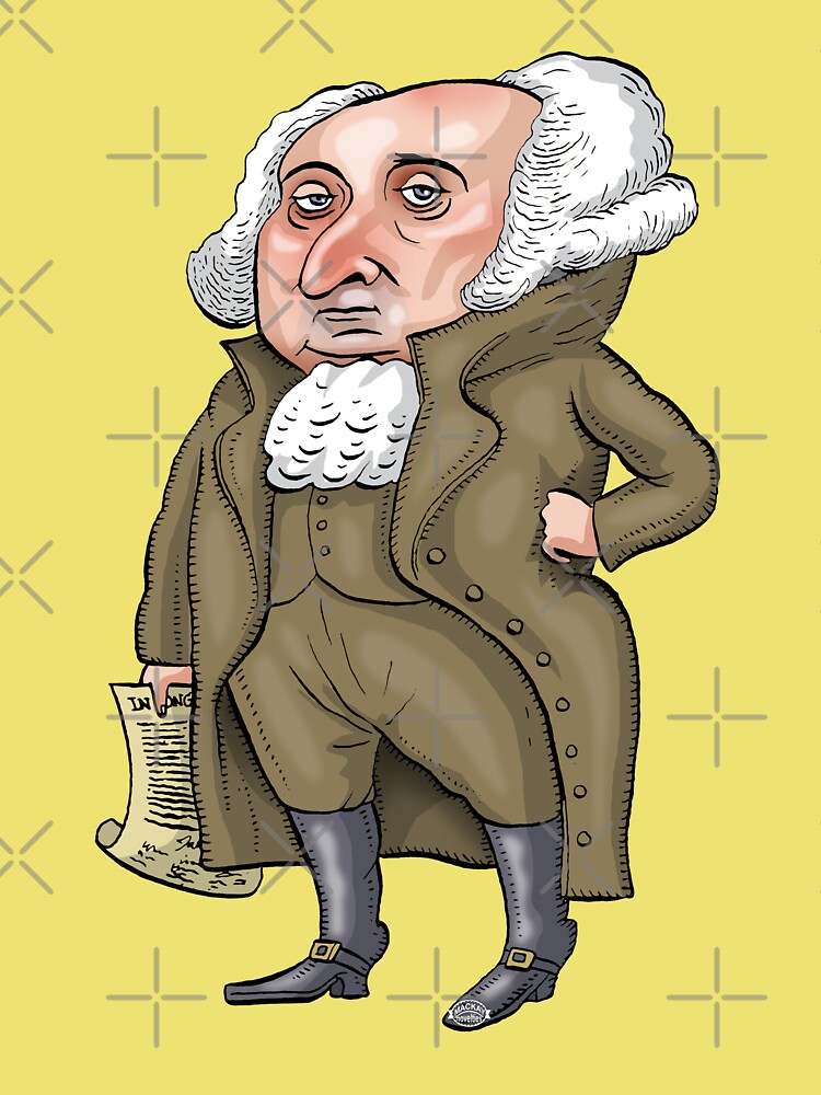 John Adams Political Cartoon John Adams, 2nd President Of The United