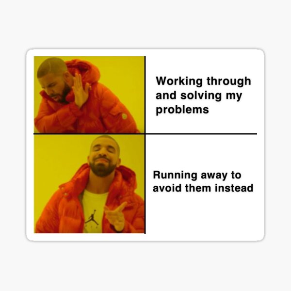 "Drake Meme" Sticker for Sale by Starcode48 | Redbubble