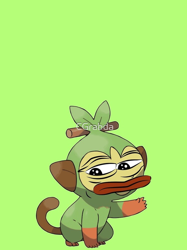 "Pepe Grookey - Pepemon Sword and Shield" iPhone Case for Sale by ...