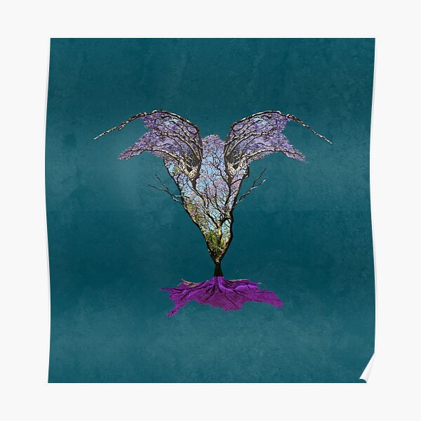 "Jacaranda tree series " Poster for Sale by Death-of-Dada | Redbubble