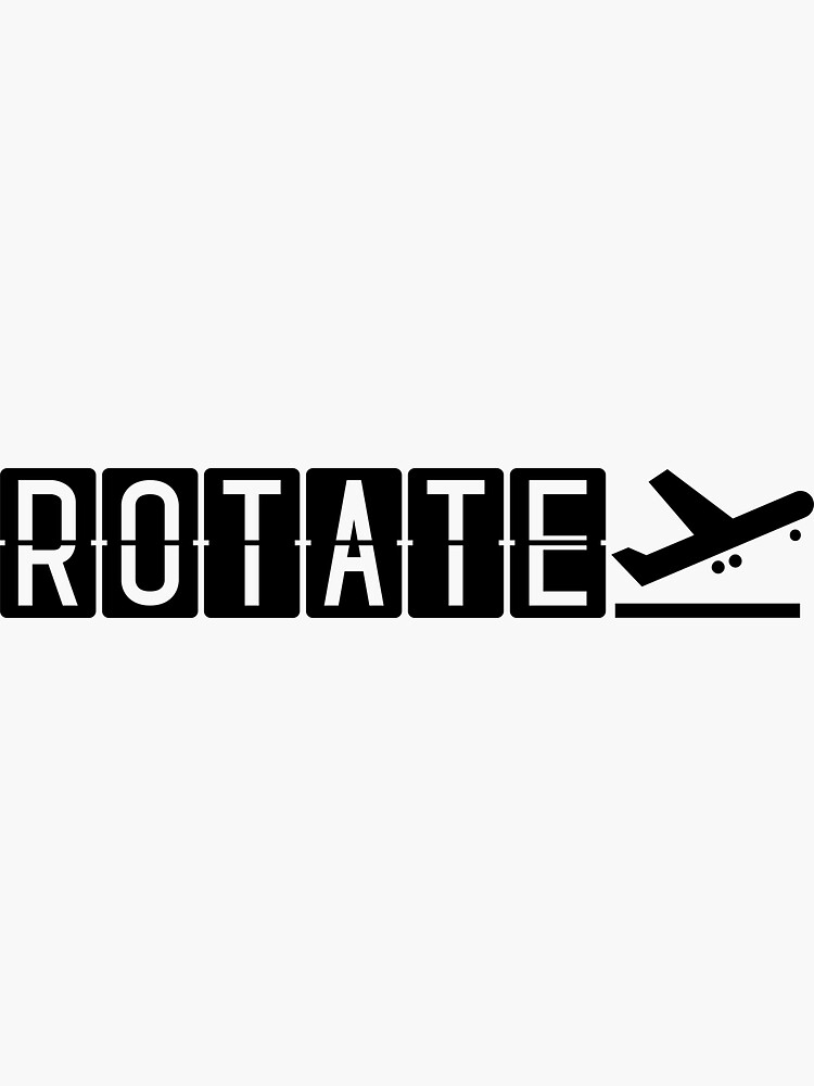 "Rotate" Sticker for Sale by LDCo | Redbubble
