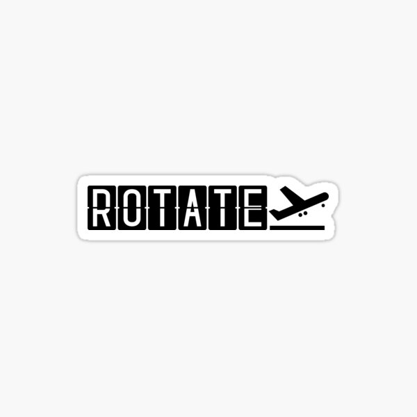 "Rotate" Sticker for Sale by LDCo | Redbubble