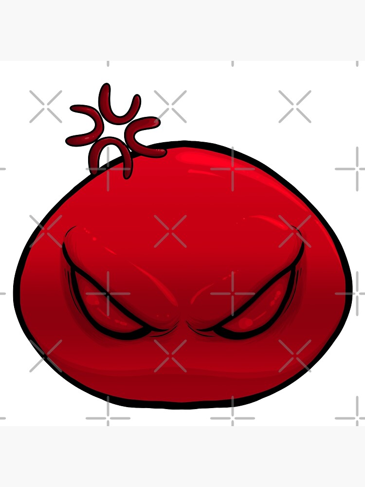"Angry Slime" Poster for Sale by WinfredsArt | Redbubble