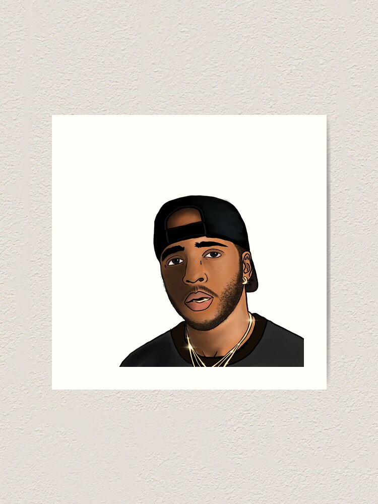 "6LACK" Art Print for Sale by Kenslade | Redbubble