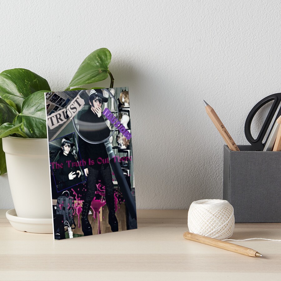 "Emo Detective cosplay" Art Board Print by TayCx3 | Redbubble